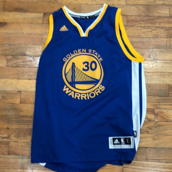 adidas | Shirts | Mens Large Adidas Curry Jersey | Poshmark